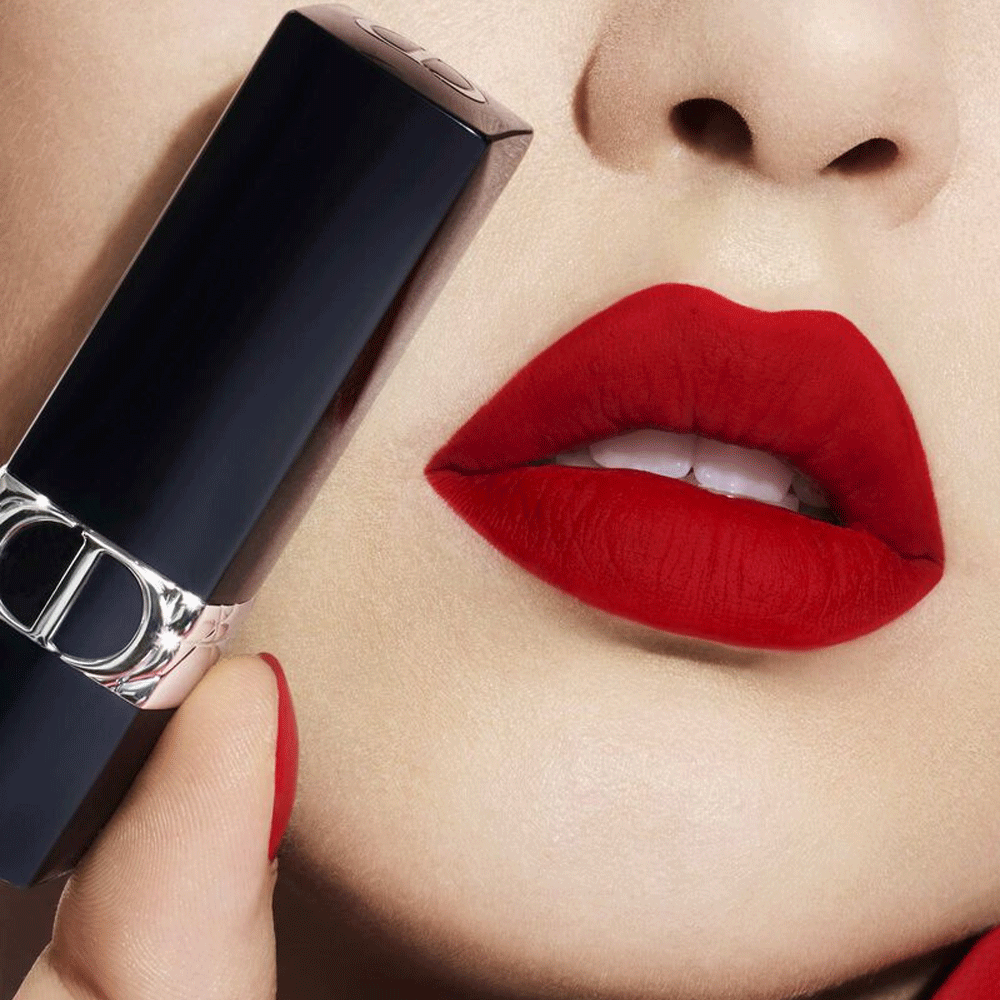Dior Rouge 999 Velvet Red Lipstick - Mini Travel Size – Makeup gallery