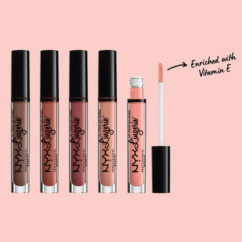 NYX - Liquid Lipstick Lip Lingerie - 12 Exotic – Makeup gallery