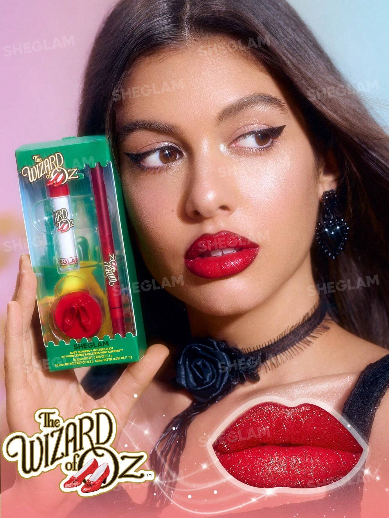 SHEGLAM The Wizard of OZ | SHEGLAM Ruby Slippers Glitter Lip Kit ...