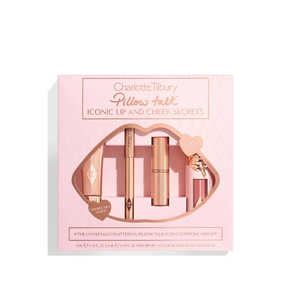 Charlotte Tilbury - Pillow Talk Iconic Lip And Cheek Secrets Set ...