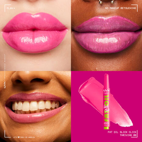 NYX Professional Makeup Fat Oil Slick Click Lip Oil Stick 08 Thriving ...