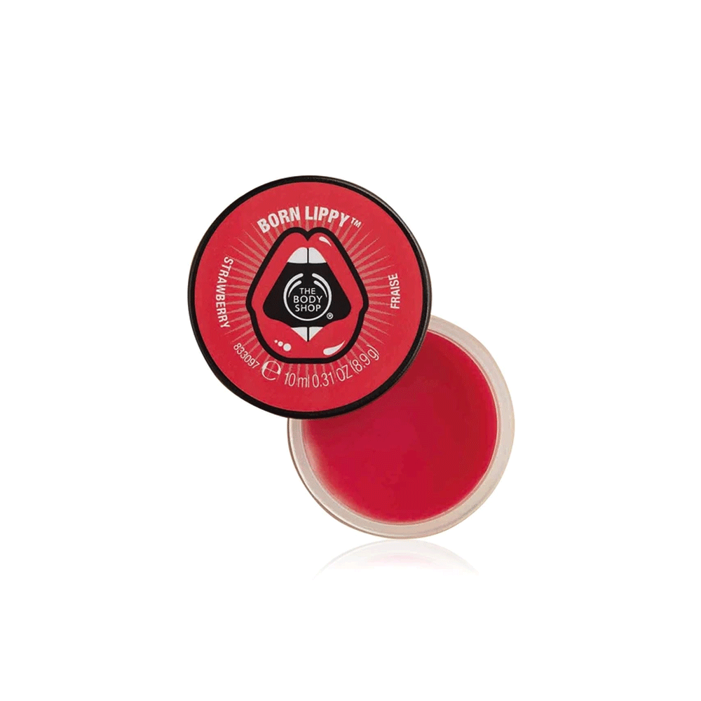 The Body Shop Born Lippy Strawberry Lip Balm - 10 ml – Makeup gallery