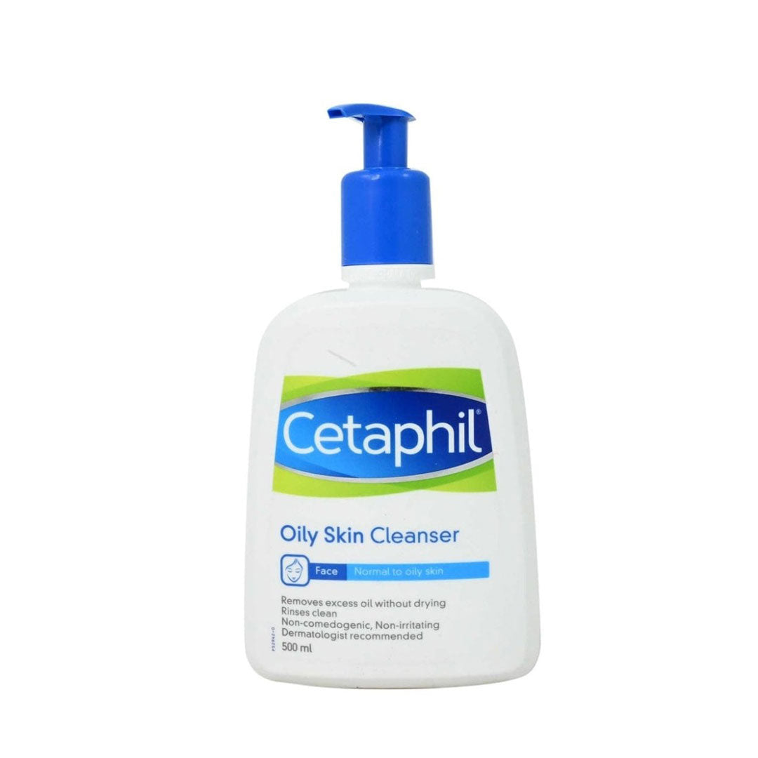 Cetaphil Oily Skin Cleanser For Normal To Oily Skin - 500ml - Makeup ...