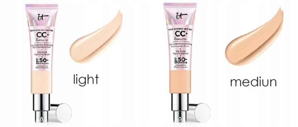 IT Cosmetics CC+ Cream Full Coverage Color Correcting- Fair Light ...