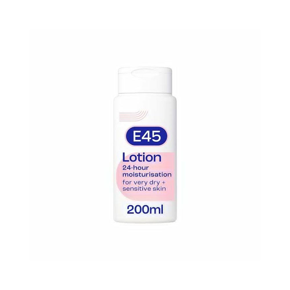 E-45 24-Hour Moisturisation Lotion, For Very Dry & Sensitive Skin, 200 ...