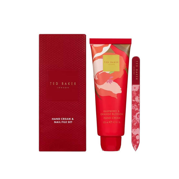 Ted Baker Hand Cream and Nail file Set Raspberry & Orange – Makeup gallery