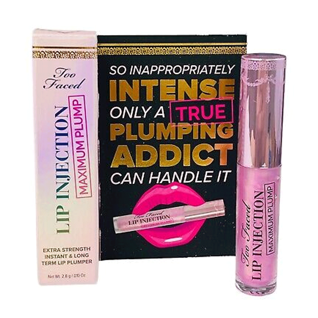 Too Faced Travel Size Lip Injection Maximum Plump Extra Strength Lip P ...