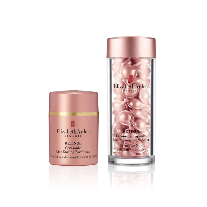Retinol Ceramide Capsules Face Night Serum And Eye Cream Set – Makeup ...