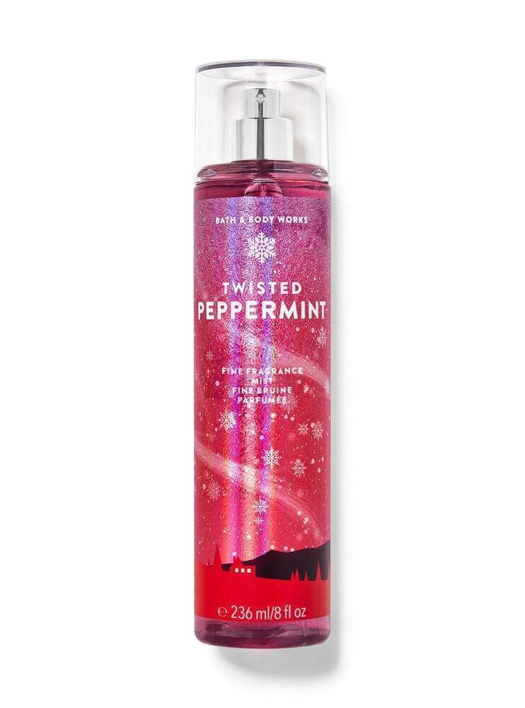 Bath & Body Works Twisted Peppermint Fragrance Mist - Makeup gallery ...