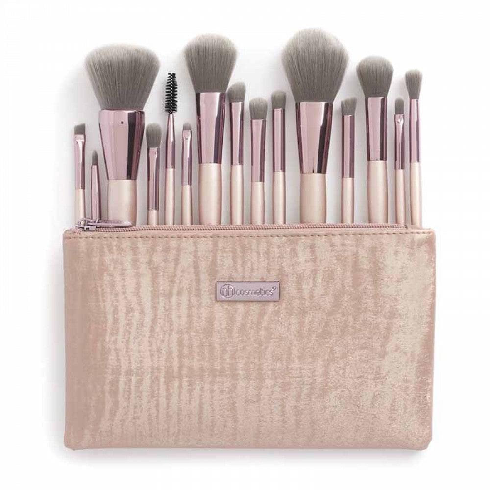 BH Cosmetics Lavish Elegance Brush Set - 15 Pieces with Cosmetic Bag ...