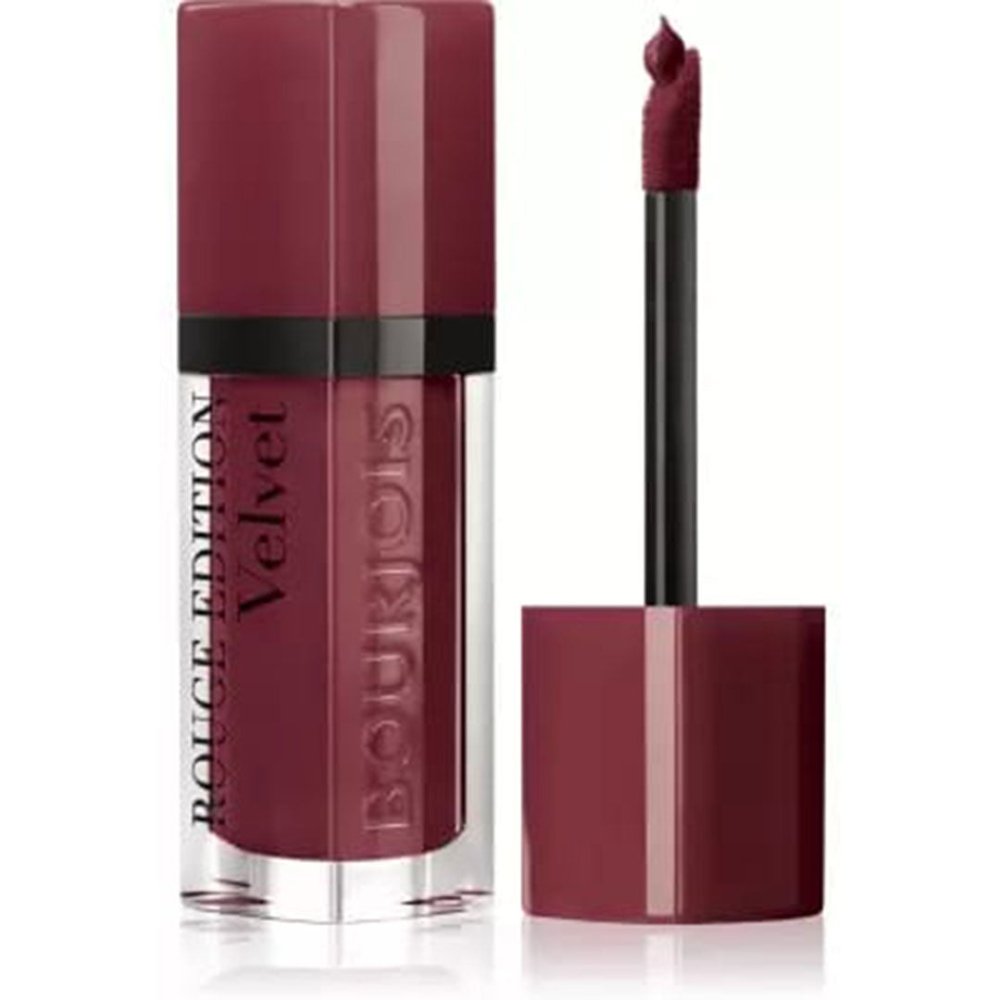 Bourjois Rouge Edition Velvet Liquid Lipstick - Shade 24 Dark Chérie ...