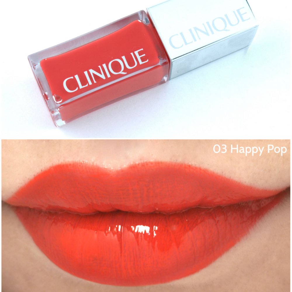 Clinique - Clinique Pop Lacquer Lip Colour + Primer - 03 Happy Pop ...