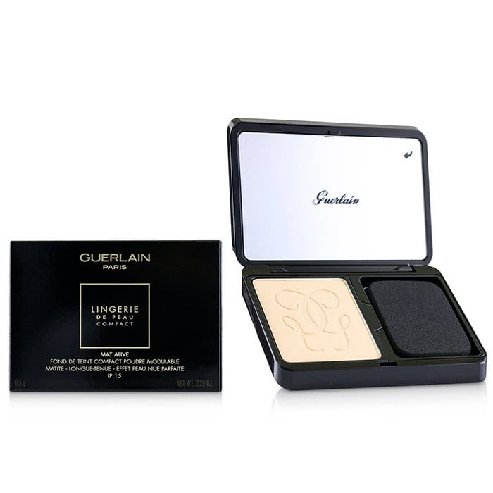 Guerlain Lingerie De Peau Mat Alive Buildable Compact Powder Foundation ...