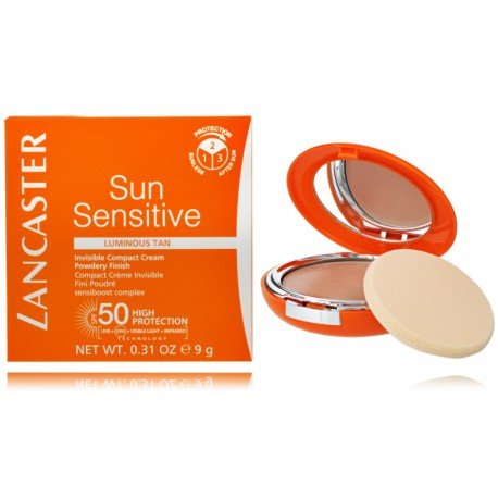 Lancaster Beauty Sun Sensitive Invisible Compact Cream SPF 50 - Makeup ...