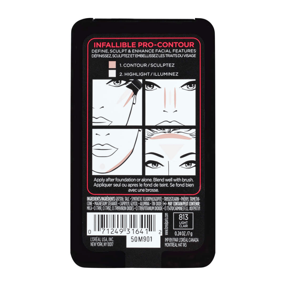 L'Oréal Paris Infallible Pro Contour Palette - 815 Deep - Makeup ...