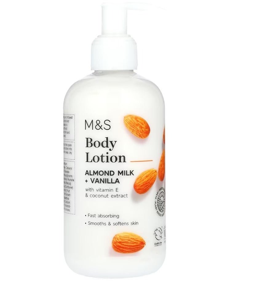 Marks & Spencer Body Lotion Almond Milk & Vanilla 250ml - Makeup ...