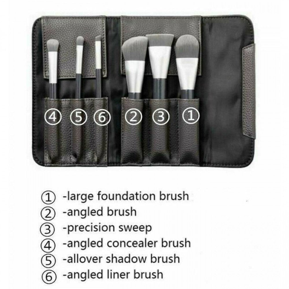 Sephora Collection Deluxe Charcoal Antibacterial Brush Set - Makeup ...