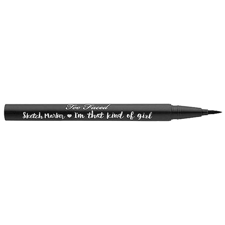 Too faced – sketch marker eyeliner – charcoal black - Makeup gallery ...