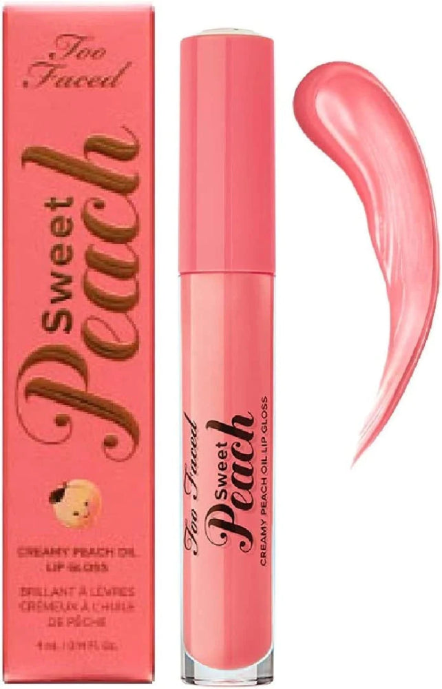 Too Faced Sweet Peach Lip Gloss Peach Tease - Makeup gallery – Makeup ...